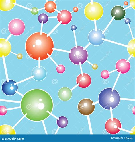 Molecule Communication Background Vector Illustration Stock Vector Illustration Of Connection