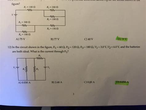 Solved In The Circuit Shown In The Figure R1 R2 R3