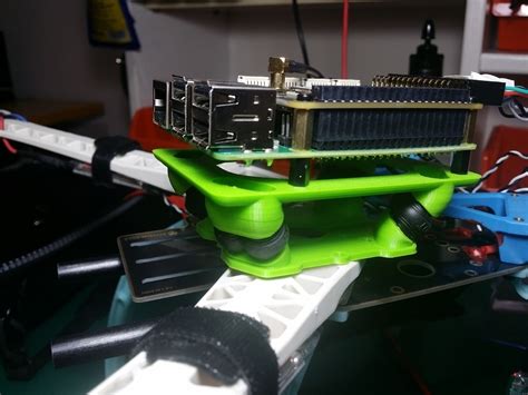free 3d file navio2 raspberry pi flat reinforced anti vibration mount