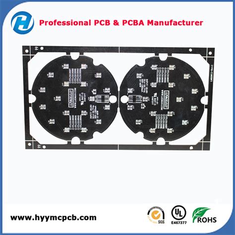 Osp Led Pcb For Led Lighting With Black Solder Mask Pcb And Led Pcb