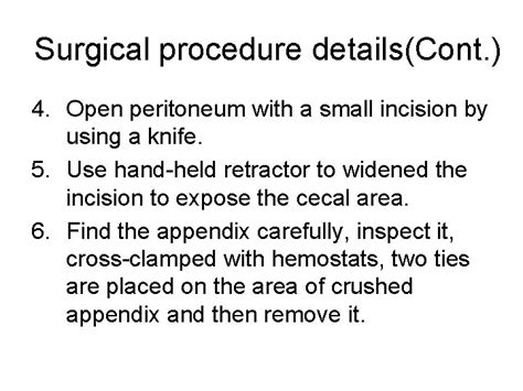 Appendix Removal Rong Li What Is Appendix Why