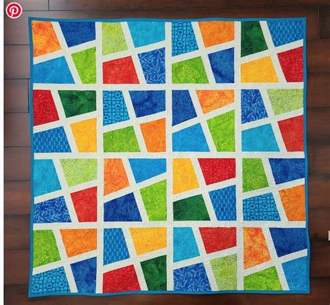 Split Patch Baby Quilt Tutorial Quilt Tutorials Patch Quilt Patch Quilt