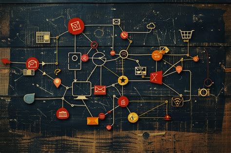 Premium Photo Create A Mind Map Illustrating The Various Touchpo