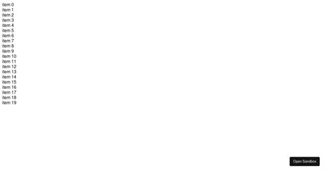 React Custom Scrollbars Forked Codesandbox