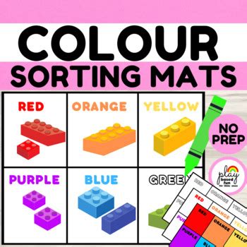 SORTING BY COLOUR ACTIVITY COLOR SORTING MAT SORTING ACTIVITIES BY COLOR