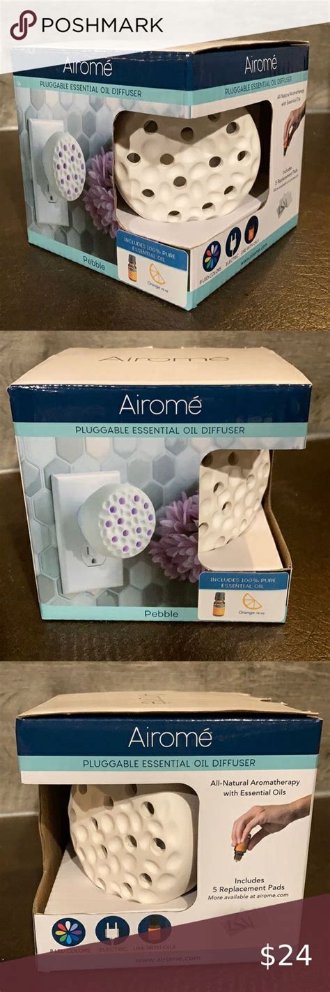 Airome Pluggable Essential Oil Diffuser Pebble
