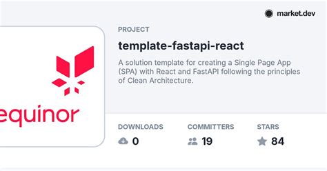 Template Fastapi React Ecosystem Directory Marketdev