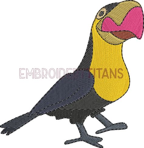 Pico From Encanto Free Machine Embroidery Design Download In PES JEF VP3 Formats