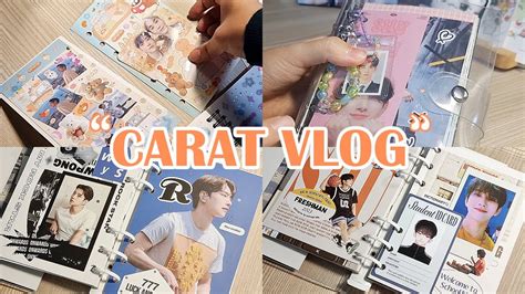 캐럿 브이로그 혼자서도 사부작 잘 노는 캐럿 끝이 없는 비공굿으로 다꾸 스크랩 생일카페 특전으로 스크랩하기 덕질스크랩 바인더 몰아보기 덕질 브이로그