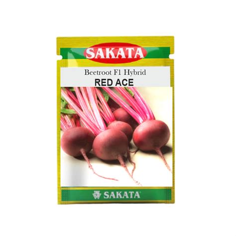 Sakata Beet Root F1 Red Ace 100 Gm Pouch Leafconagro
