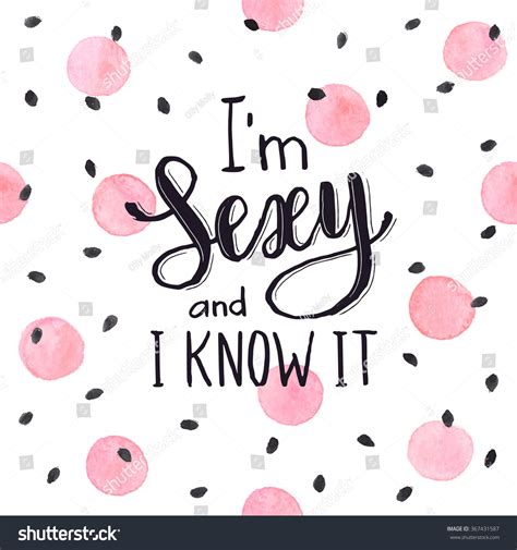 Im Sexy Know Dry Brush Ink Stock Vector Royalty Free 367431587