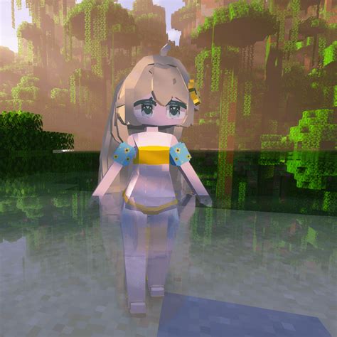 Yes Steve Model Sunflower Chibi Free Minto Shop