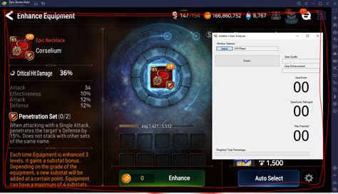 Github Cjantekaantekagearanalyzer A Kinda Slow But Fast Enough Gear Analyzer For Epicseven