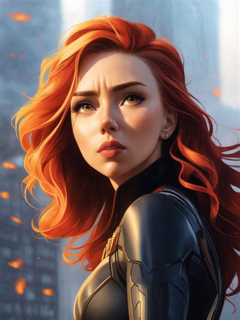 Natasha Romanoff Black Widow Marvel Series By Artnuova On Deviantart