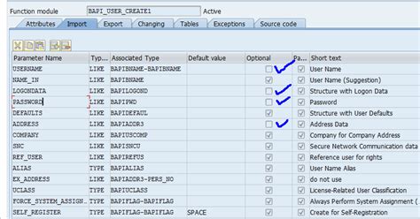 Create User With Bapi Using Bapiusercreate1 Fr Sap Community