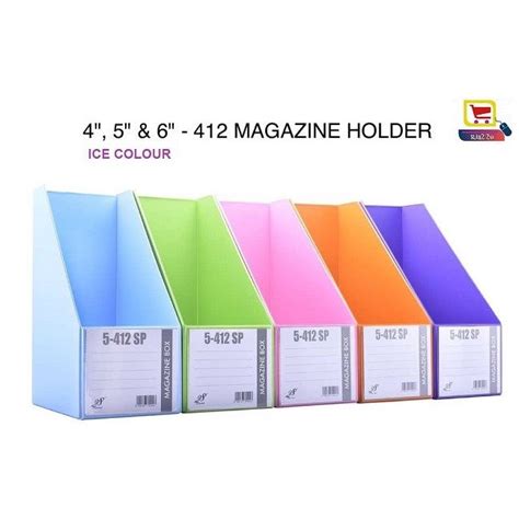 EAST FILE EMI FILE PVC Magazine Box File Ice Colour Fancy Colour Pastel Colour 4 5
