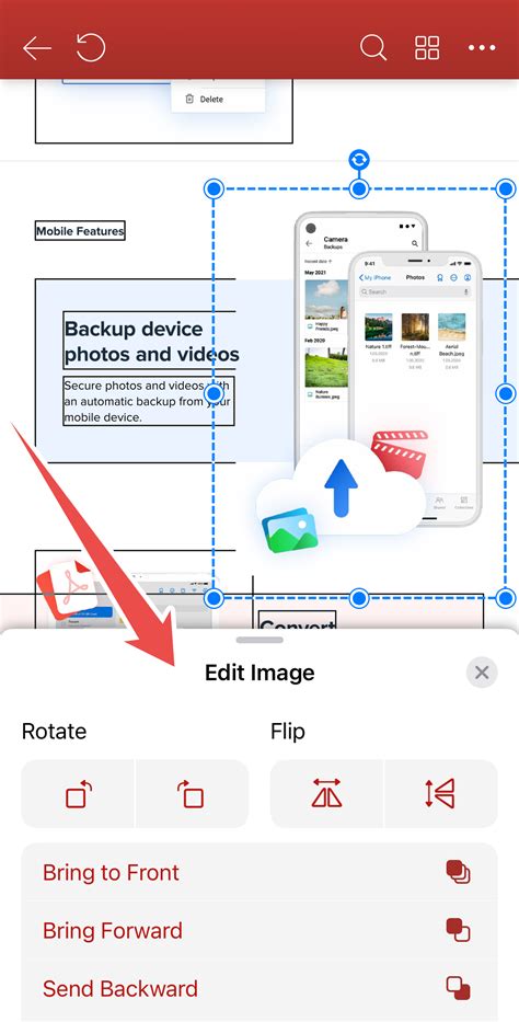 Como Girar Uma Imagem Ou Um Objeto Com O Mobipdf No Ios Mobisystems