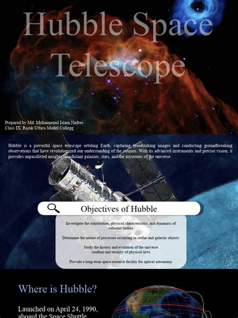 Hubble Space Telescope Powerpoint Presentation Pdf Hubble Space Telescope Telescope