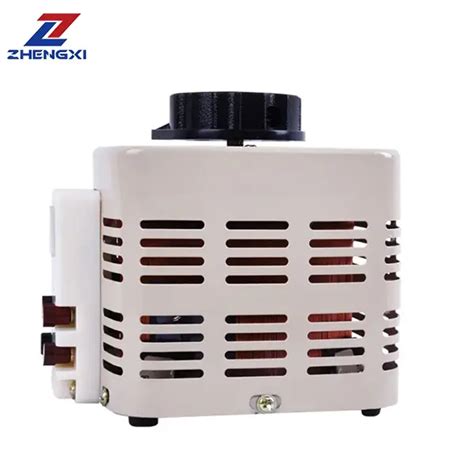 Ac Single Phase Variable Transformer Voltage Regulator Zhengxi