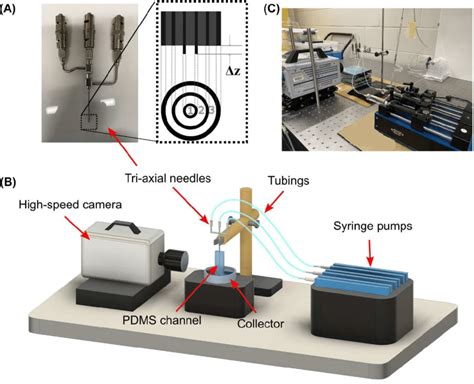 The Capillary Device Used In This Study A The Tri Axial Needles B Download Scientific