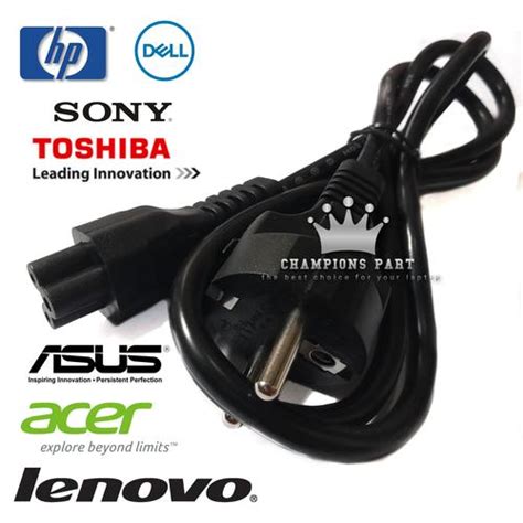 Jual Kabel Cable Power Sambungan Charger Adaptor Laptop 1 5m 3 Lubang Jakarta Pusat