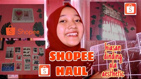 Shopee Haul Room Decor Aesthetic Youtube