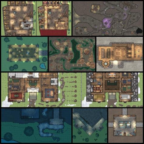 Hoard Of The Dragon Queen All Battle Maps For Chapter 1 Greenest R