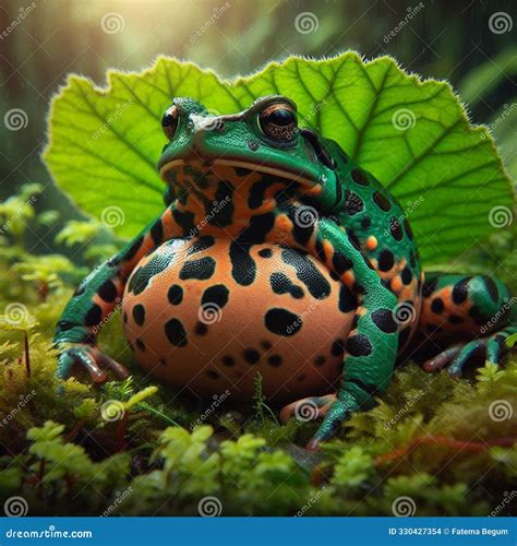 Oriental Fire Bellied Toad Male Green Leaf Oriental Fire Bellied Toad