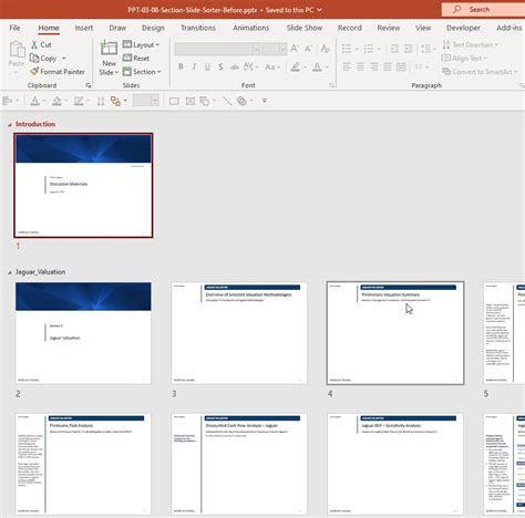 Powerpoint Sections Full Tutorial Guide And Samples