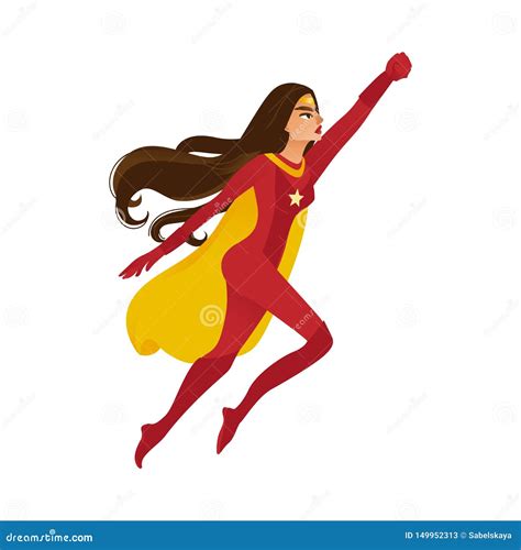 Flying Female Superhero