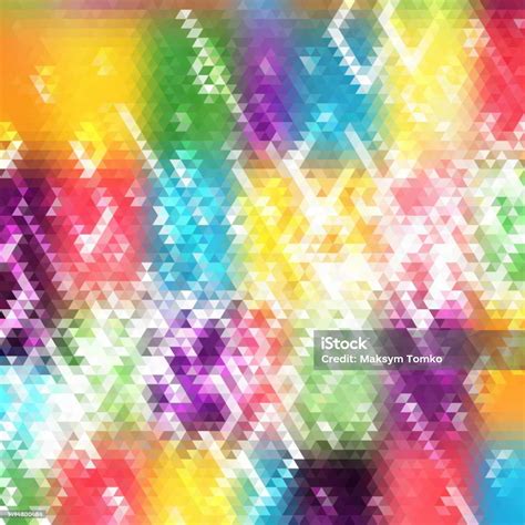 Abstract Triangular Background Science Background Vector Presentation Template Eps 10 Stock