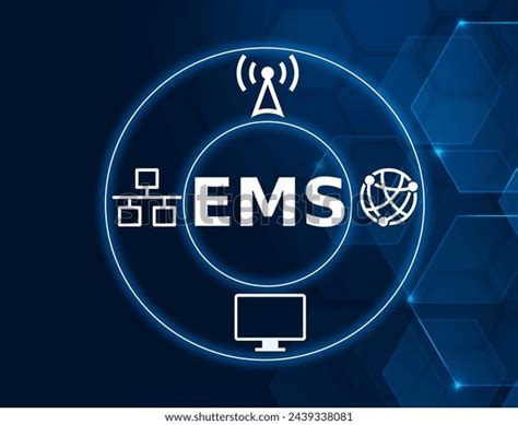 Ems Element Management System Consists Systems Stock Illustration