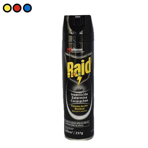 Raid Mata Cucarachas Negro 360cc Distribuidora Pop
