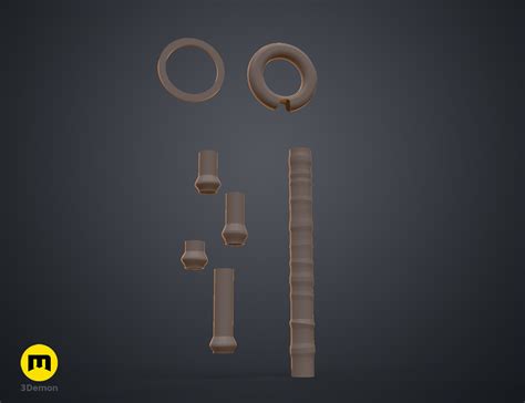 ⭐ Ahsoka Tano White Robe Staff・free 3d File For ・cults