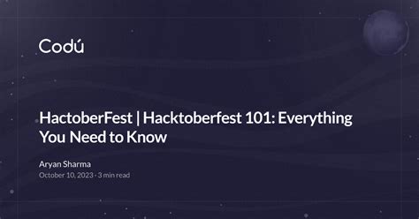Hactoberfest Hacktoberfest 101 Everything You Need To Know By