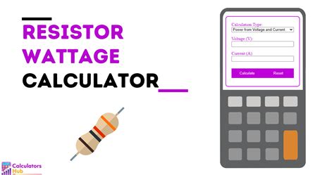Resistor Wattage Calculator Online