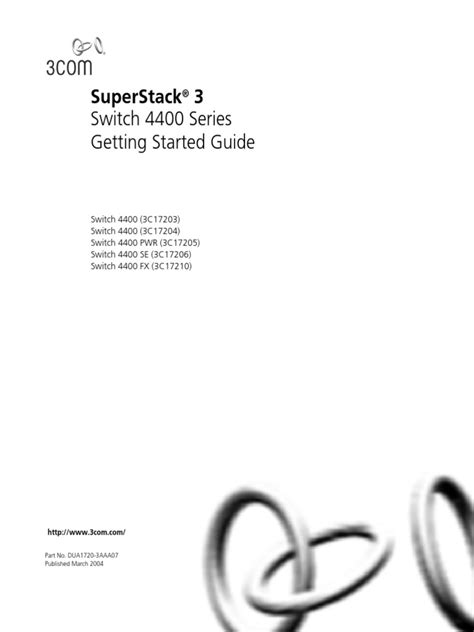 Manual 3com Superstack 3 4400 Pdf Network Switch Command Line