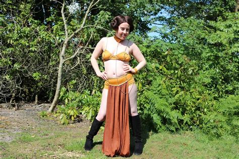 Princess Leia Organa Slave Girl Cosplay In The Garden 18 Nude Pics