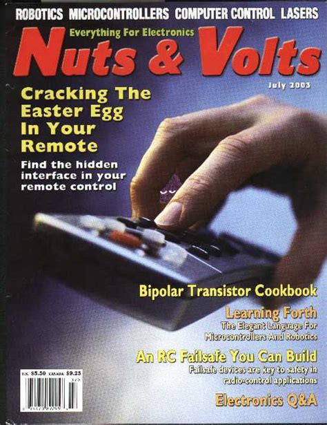 nuts and volts article remotes homepage