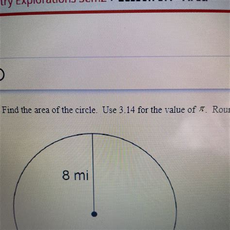 Find The Area Of Circle Worksheet