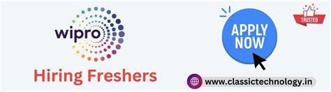 Wipro Hiring Freshers Service Desk Role Classic Technology