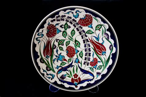 무료 이미지 유리 무늬 세라믹 플레이트 자료 원 미술 디자인 터키 구체 모양 수공예품 증가한 식기류 파란색과 흰색 도자기 Atalay