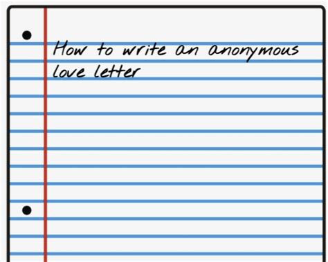 How To Send An Anonymous Love Letter 5 Things To Keep In Mind Stuarte