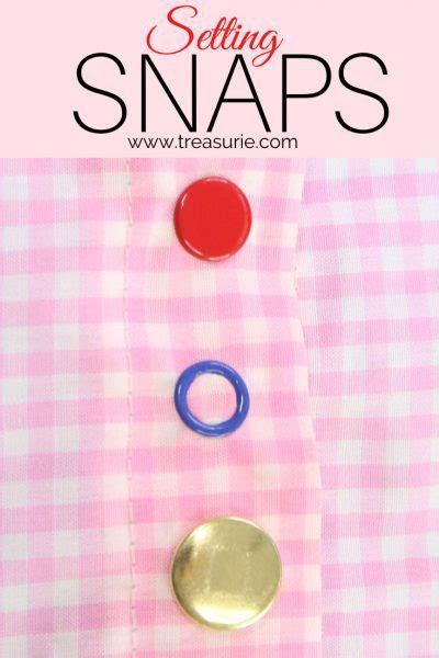 How To Attach Snaps To Fabric For Beginners 4 Types TREASURIE