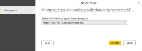 Power Query Sis Cc Sdmx Connector Power Query Microsoft Learn