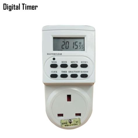 Sum 24 Hours 3 Pin Plug Digital And Analog Timer Pemasa 3 Pin Digital And Analog Sum Sirim