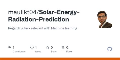 GitHub Maulikt Solar Energy Radiation Prediction Regarding Task Relevant With Machine Learning