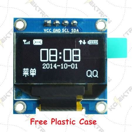Jual Modul Display OLED X LCD I C Inch White Arduino Putih Shopee Indonesia