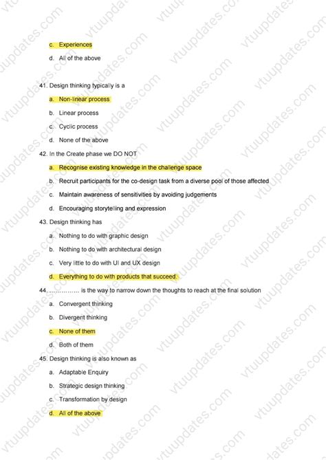 Vtu 1st Year Idt Solved Model Question Paper Set 2 With Answer 2022