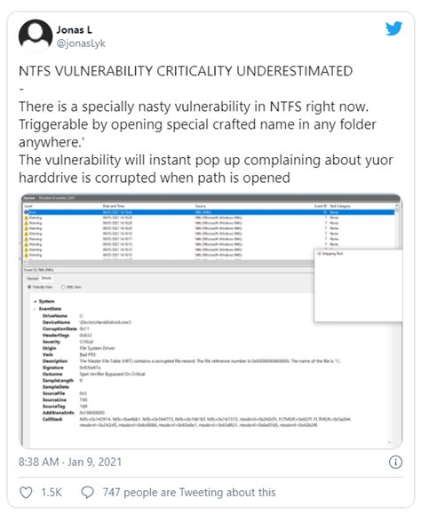 Mitigating The I30bitmap Ntfs Bug Osr